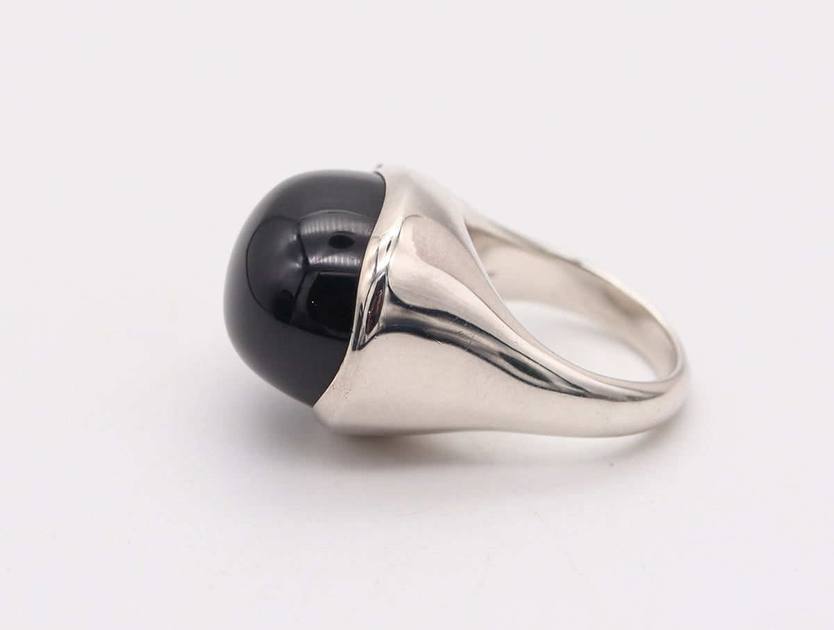 TIFFANY & CO. Elsa Peretti Sculptural Ring in .925 Sterling With 15.80 ...