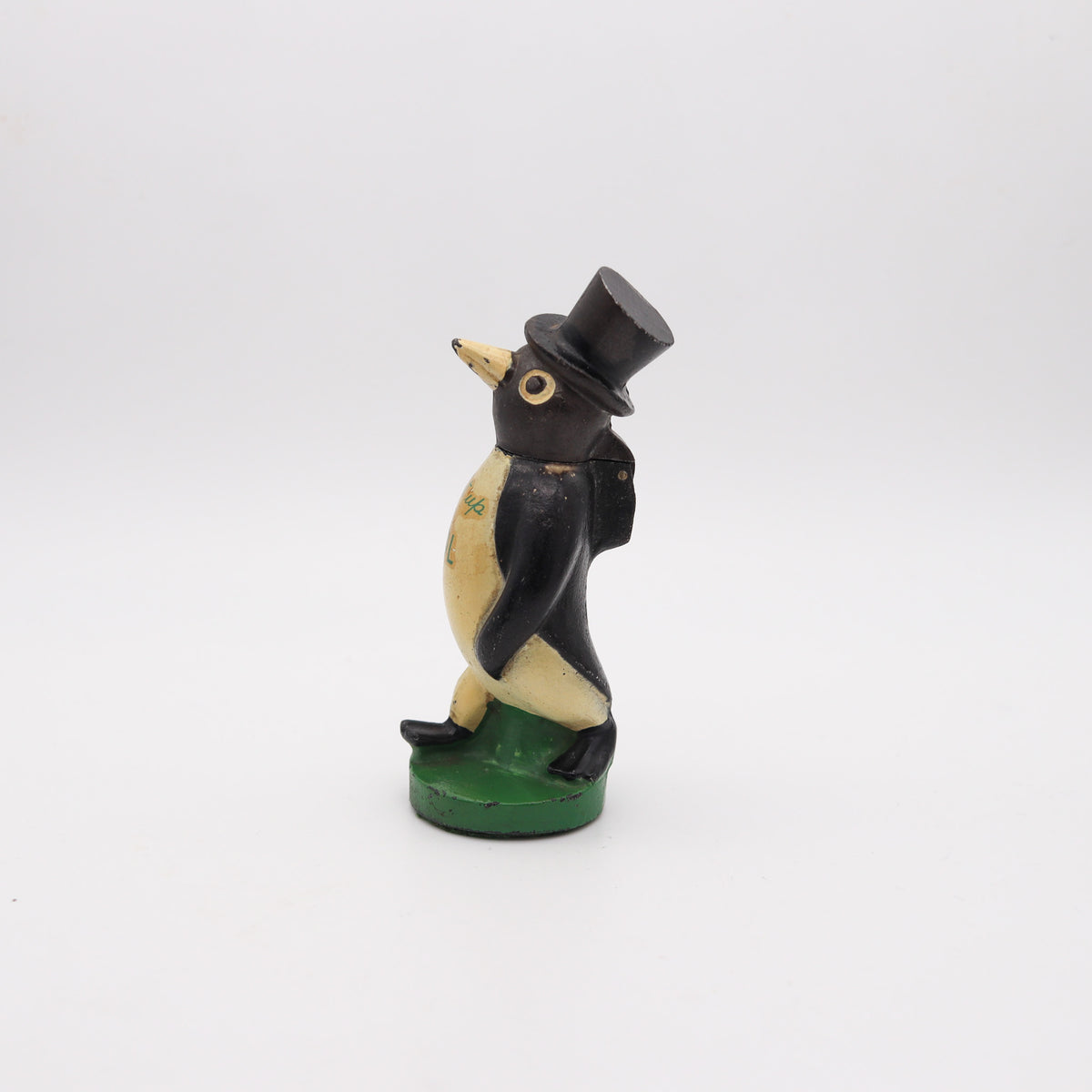 WILLIE KOOL 1938 The Penguin Figural Bar And Table-Desk Petrol Lighter ...