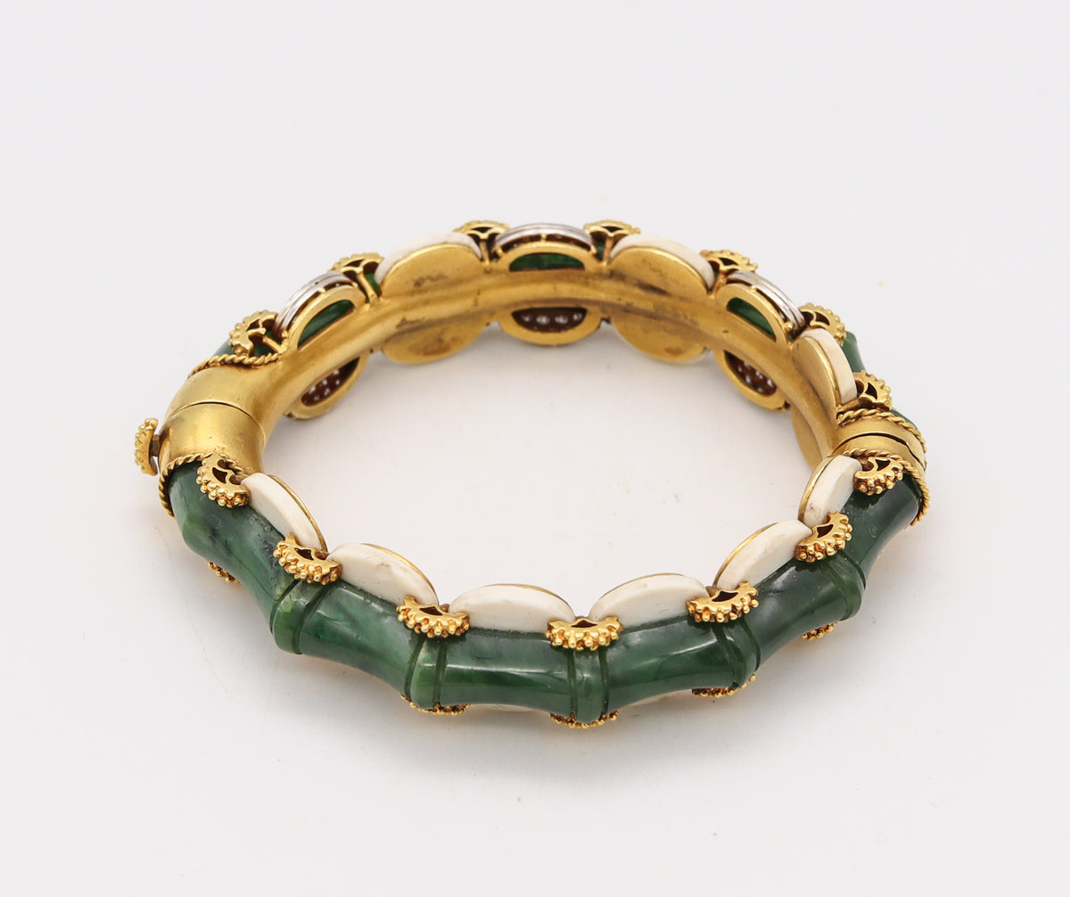 *H Stern 1950 Brazil Very Rare Bracelet in 18kt gold with 1.62 Cts Dia ...