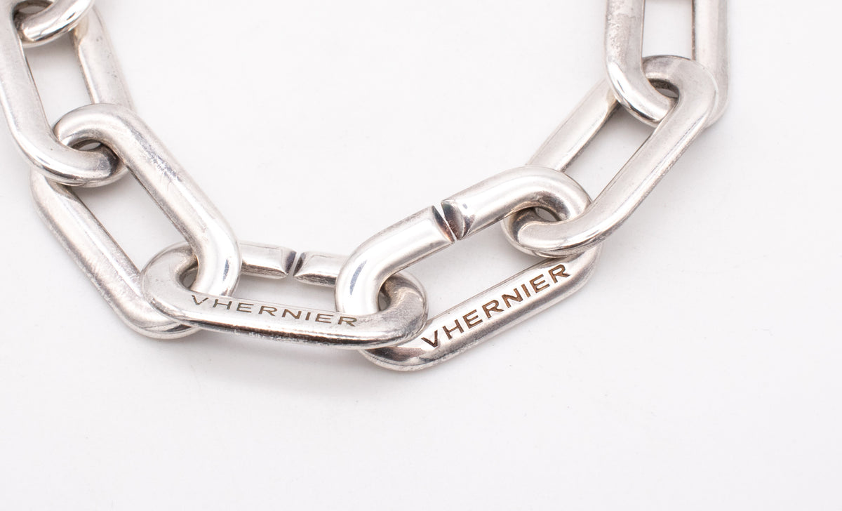 VHERNIER MILANO MODERN LINKS BRACELET IN STERLING SILVER – Treasure ...