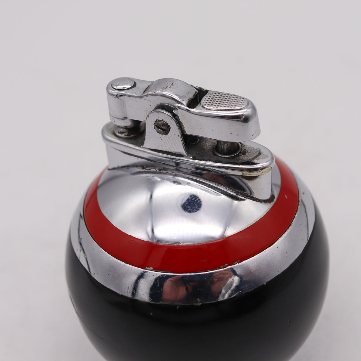 +Ronson USA 1929 Art Deco Black And Red Lacquer RonDeLight Table Light ...