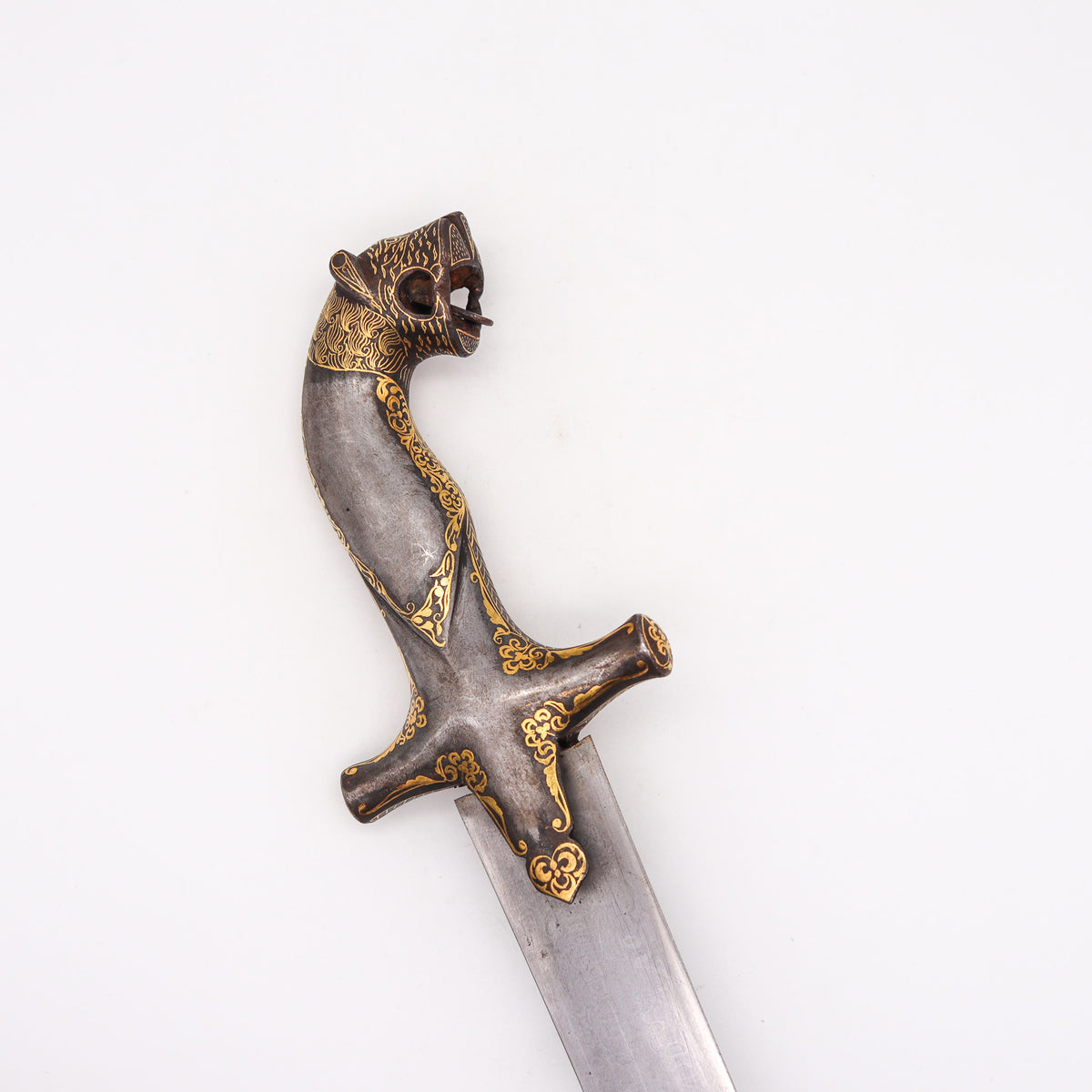 +Turkish Arab 1820 Damascene Dagger With Sheath In Forged Steel And 24 ...