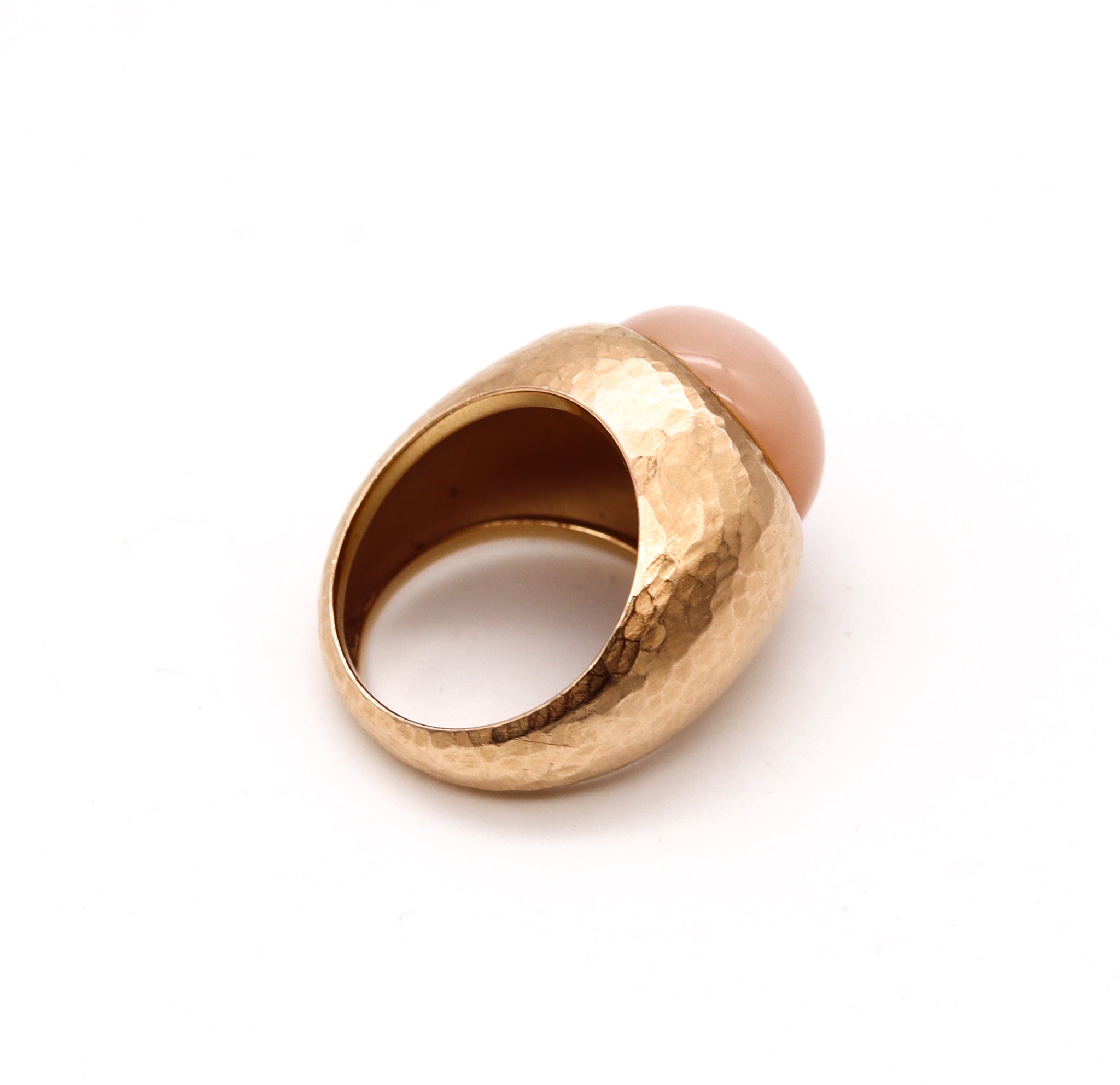 Tiffany Co By Paloma Picasso Hammered Cocktail Ring In 18Kt Gold With Treasure Fine Jewelry