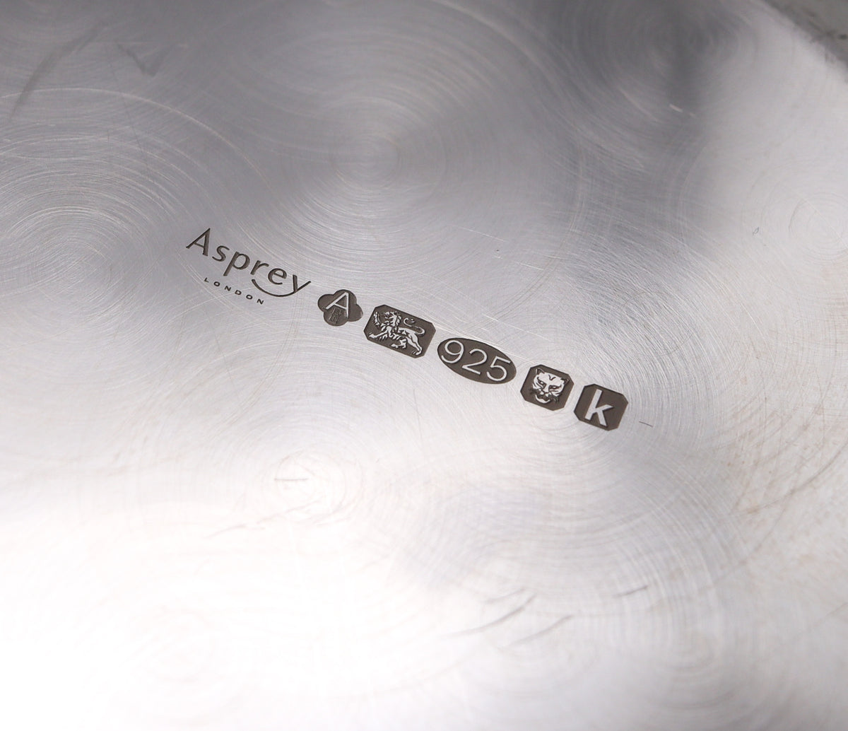 Asprey London Massive Modernist Decorative Vase In Solid 925 Sterling ...